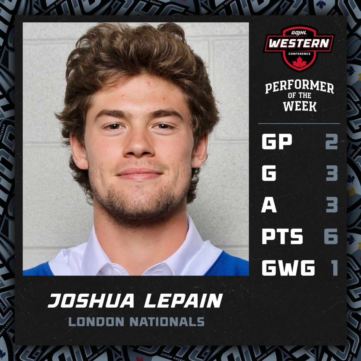 Performers of the Week | Week 7 | GOHL | Greater Ontario Hockey League