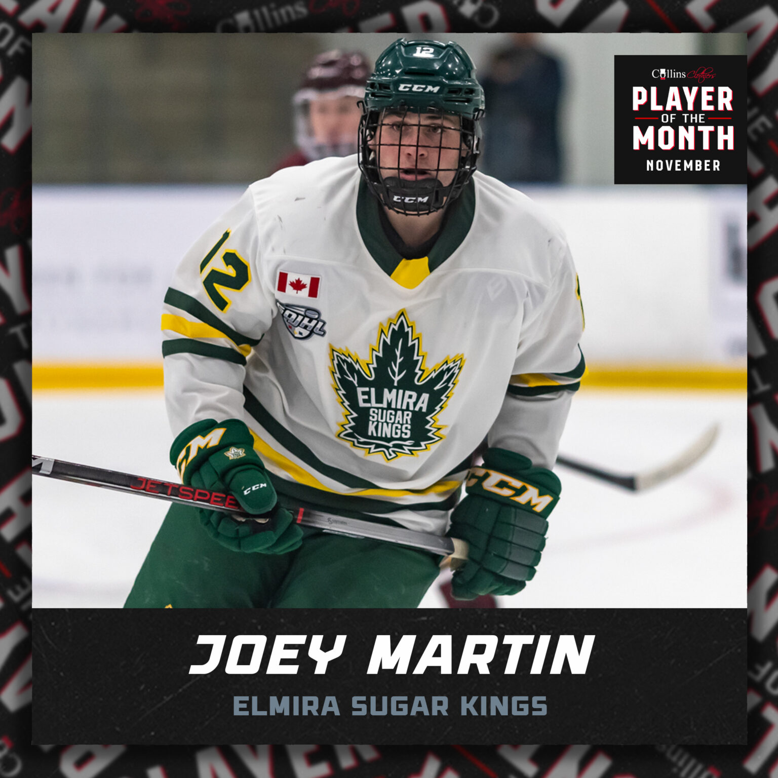 Collins Clothiers Players of the Month | November 2024 | GOHL | Greater ...