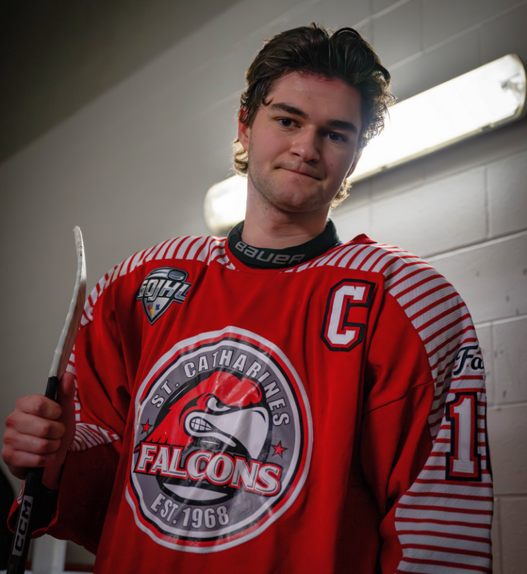 Cameron Lowe: Captain, St. Catharines Falcons | GOHL | Greater Ontario ...