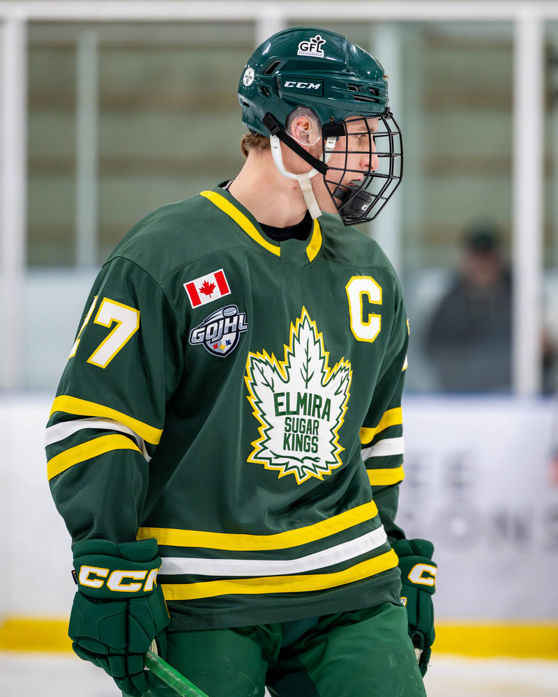 Liam Eveleigh: Captain, Elmira Sugar Kings | GOHL | Greater Ontario ...