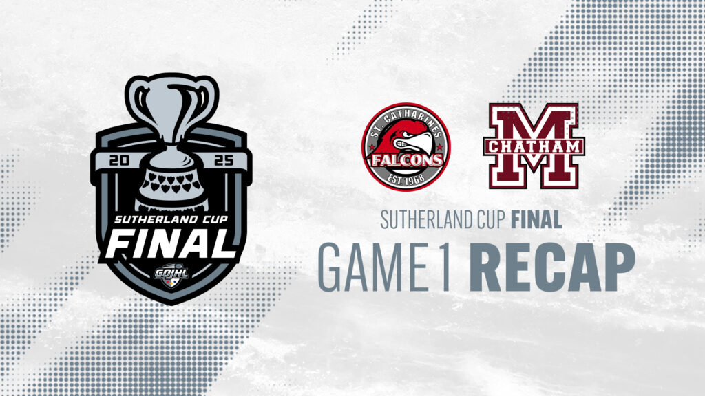 RECAP: Game 1, Sutherland Cup: Maroons 7 at Falcons 3 | GOHL | Greater ...