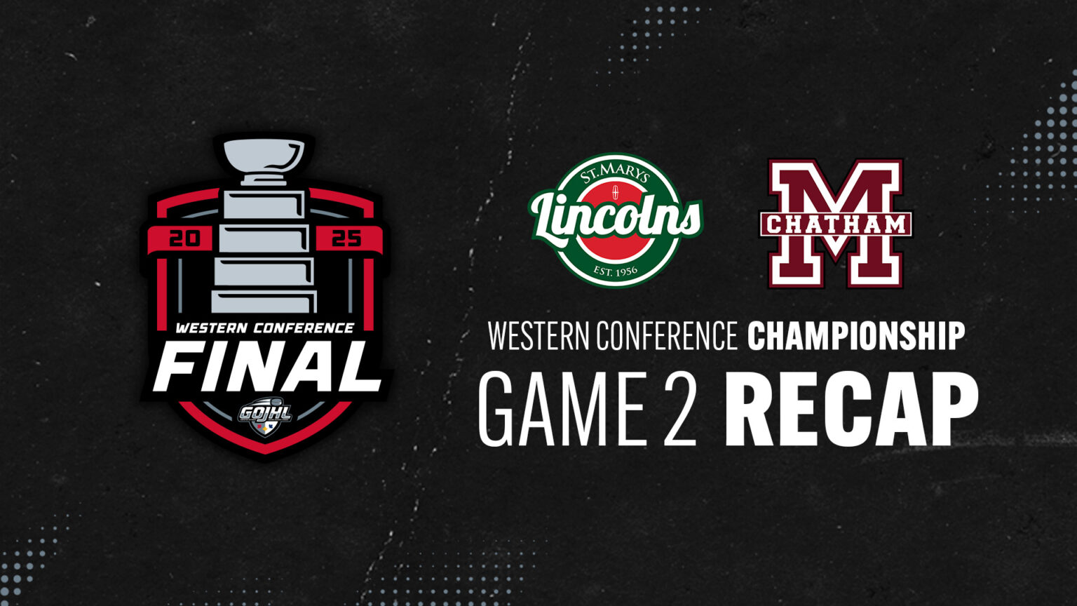 RECAP: Game 2, Lincolns 3 at Maroons 4 | GOHL | Greater Ontario Hockey ...