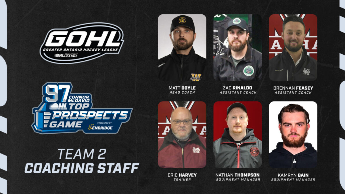 Staffs announced for GOHL game at Connor McDavid OHL Top Prospects ...