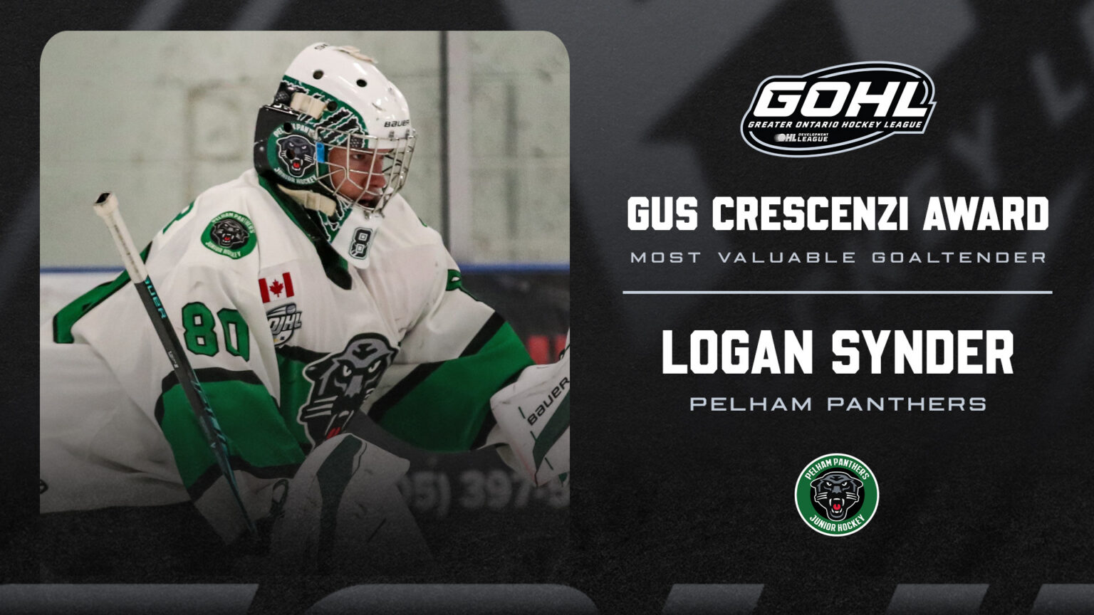 2025-26 Western Conference Awards | GOHL | Greater Ontario Hockey League